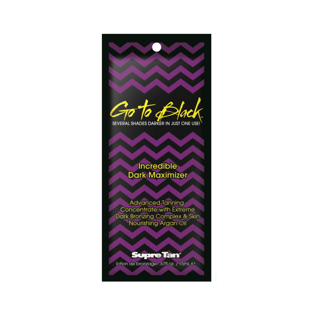 Supre Tan Go To Black Dark Tanning Maximizer Sunbed Cream – Sunkissed ...