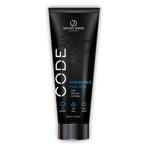 7Suns Code Intensifier for Men Sunbed Cream Tanning Accelerator 250ml ...