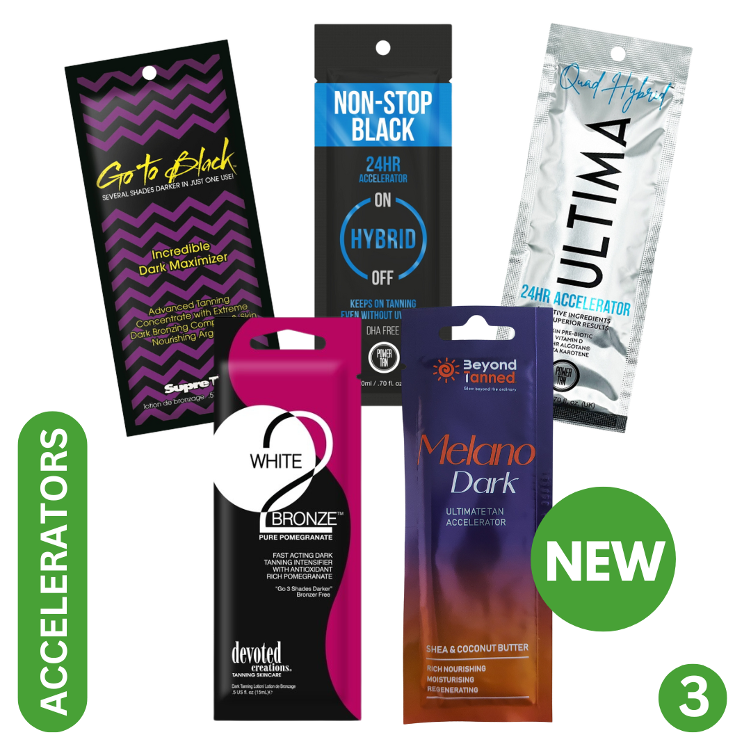 Sunkissed Accelerator Tanning Bundle (5 Sachets) (3) – Sunkissed-Tanning