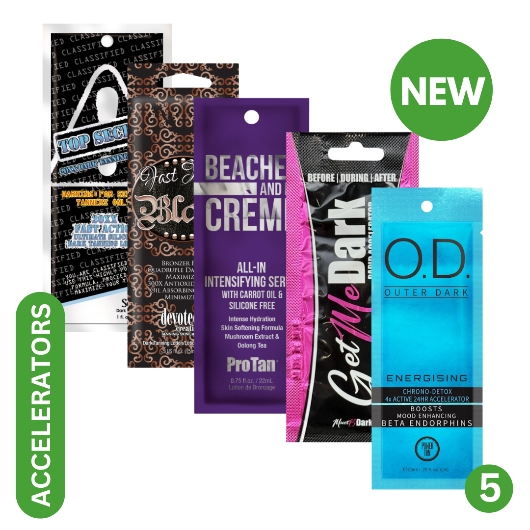 Sunkissed Accelerator Tanning Sachet Bundle (5)– Sunkissed-Tanning