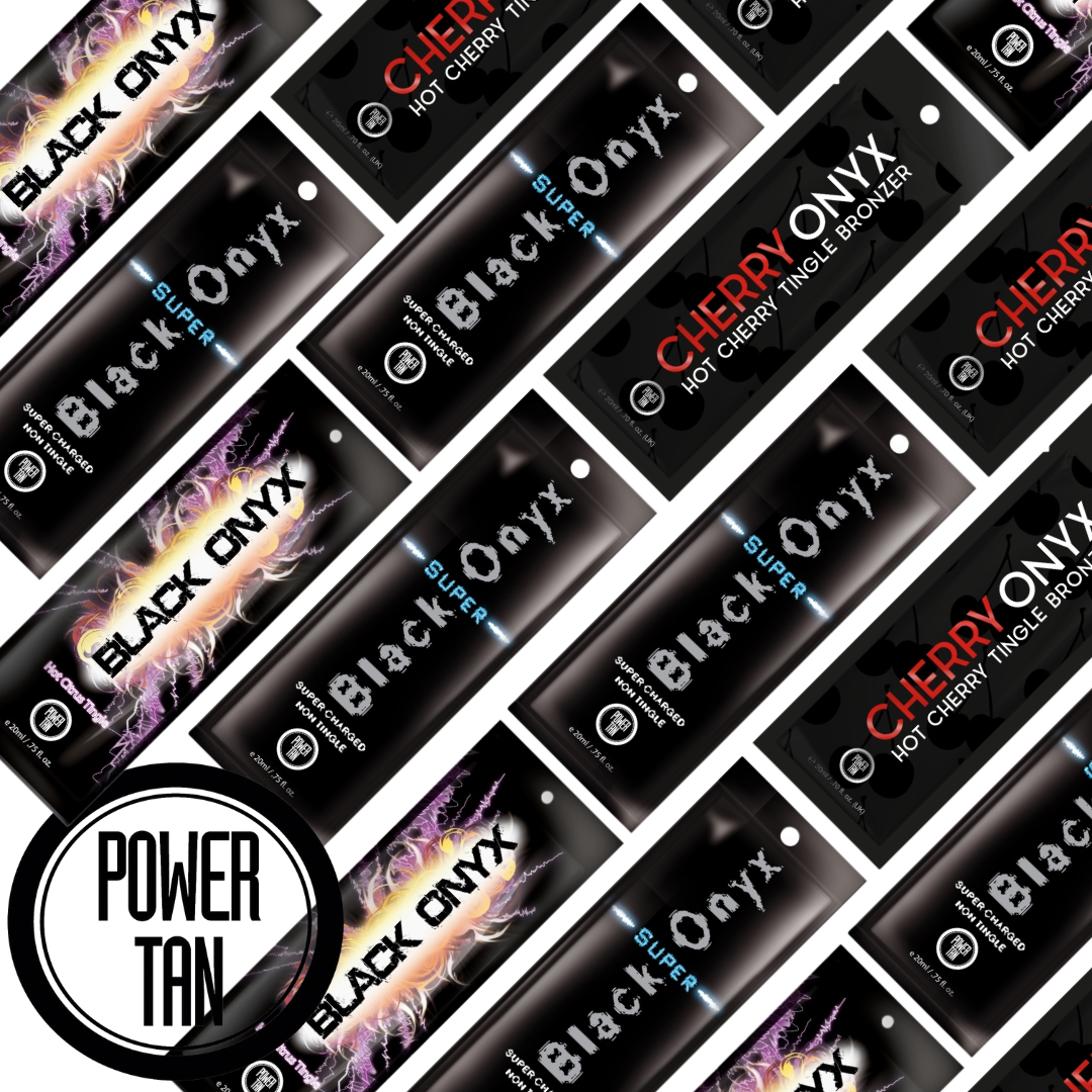 Power Tan Onyx Collection Sunbed Cream Sachets 20ml | FREE, Just pay ...